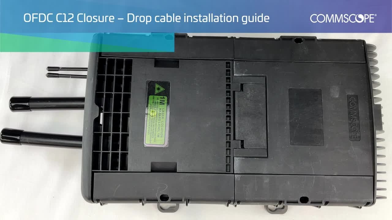 OFDC C12 Closure – Drop cable installation guide