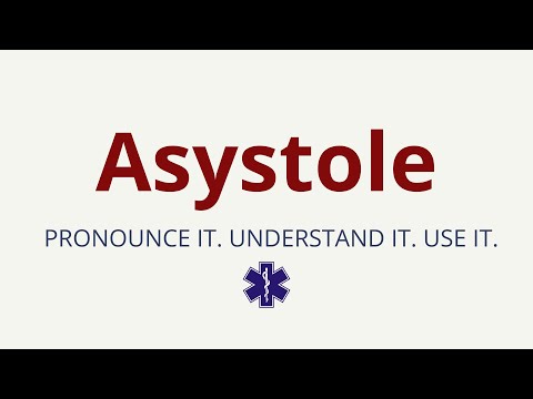 How to Pronounce Asystole | Asystole Pronunciation | Medical Terms