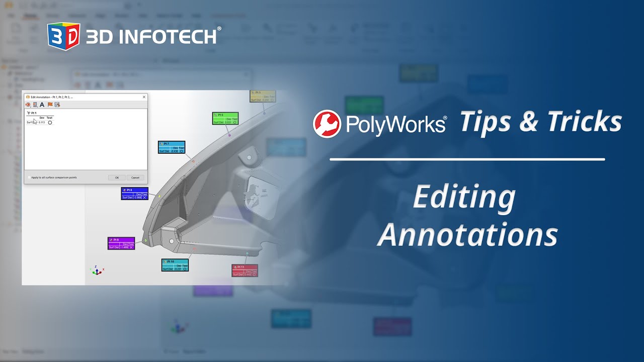 Editing Annotations | PolyWorks Tips & Tricks