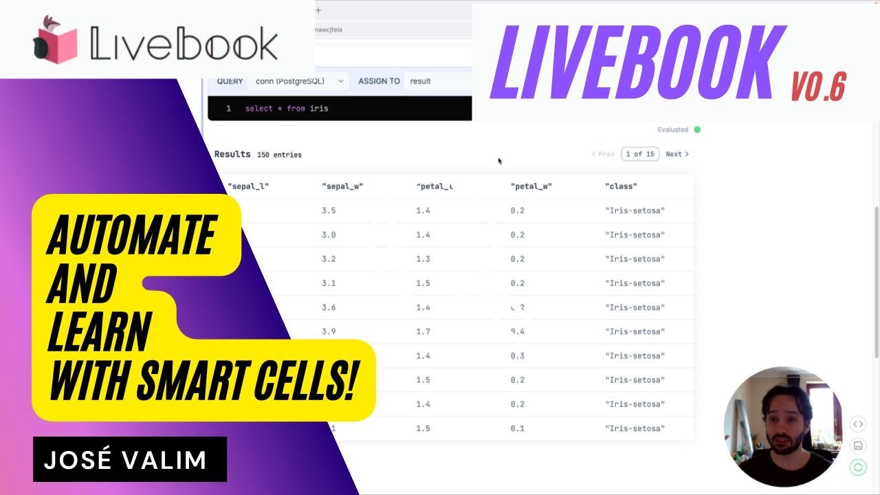 Livebook v0.6 - Automate and learn with smart cells by José Valim