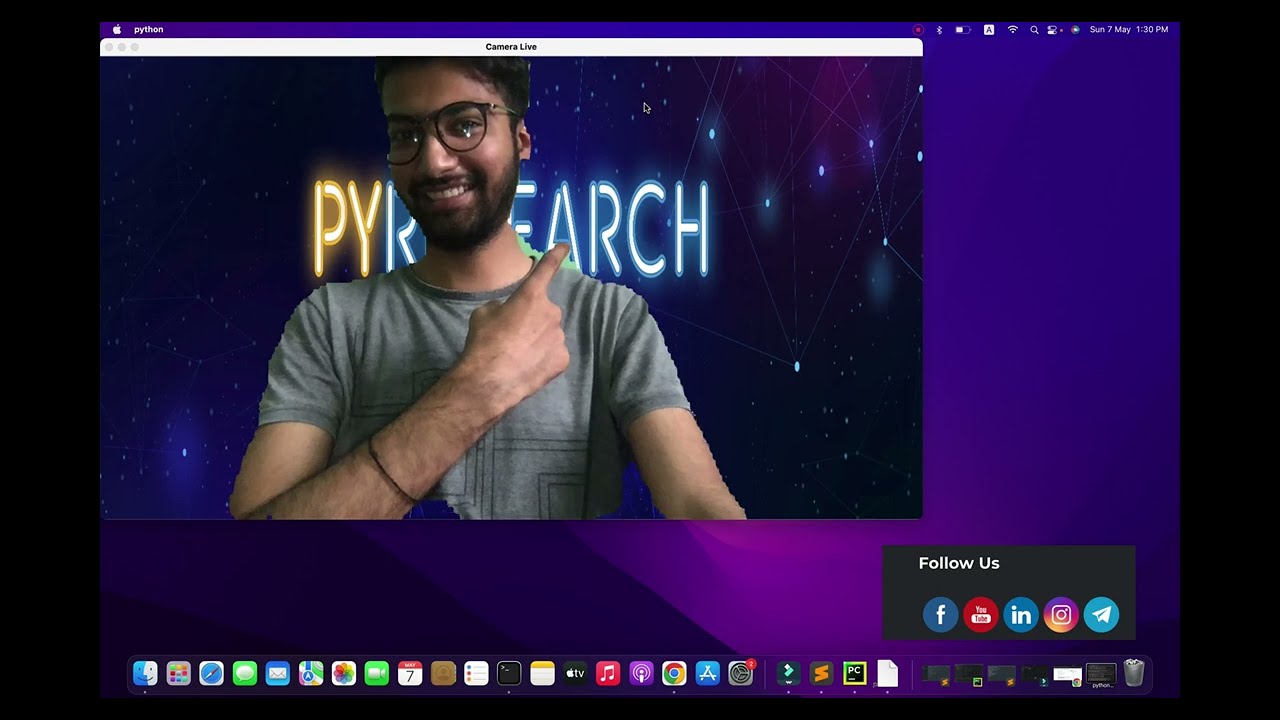 Background Removal Like Zoom | OpenCV Python