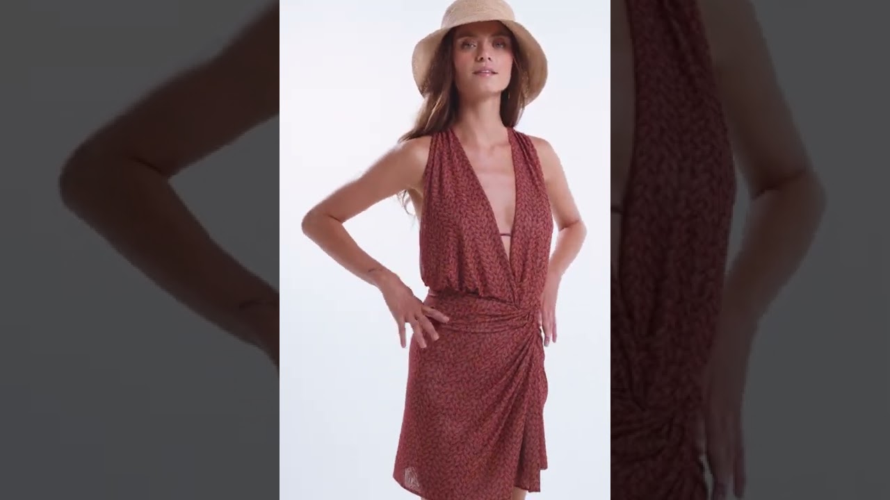 Luri Plum Karina Short Cover Up