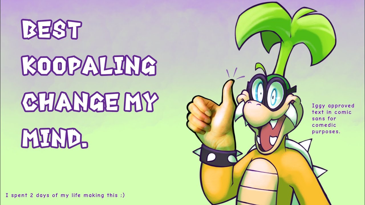 If Iggy Koopa was played by Dan Castellana and why it's perfect