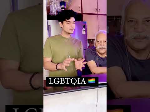 Indian dad & son discuss LGBTQIA full form | Paras Tomar | #shorts #ashortaday #loveislove
