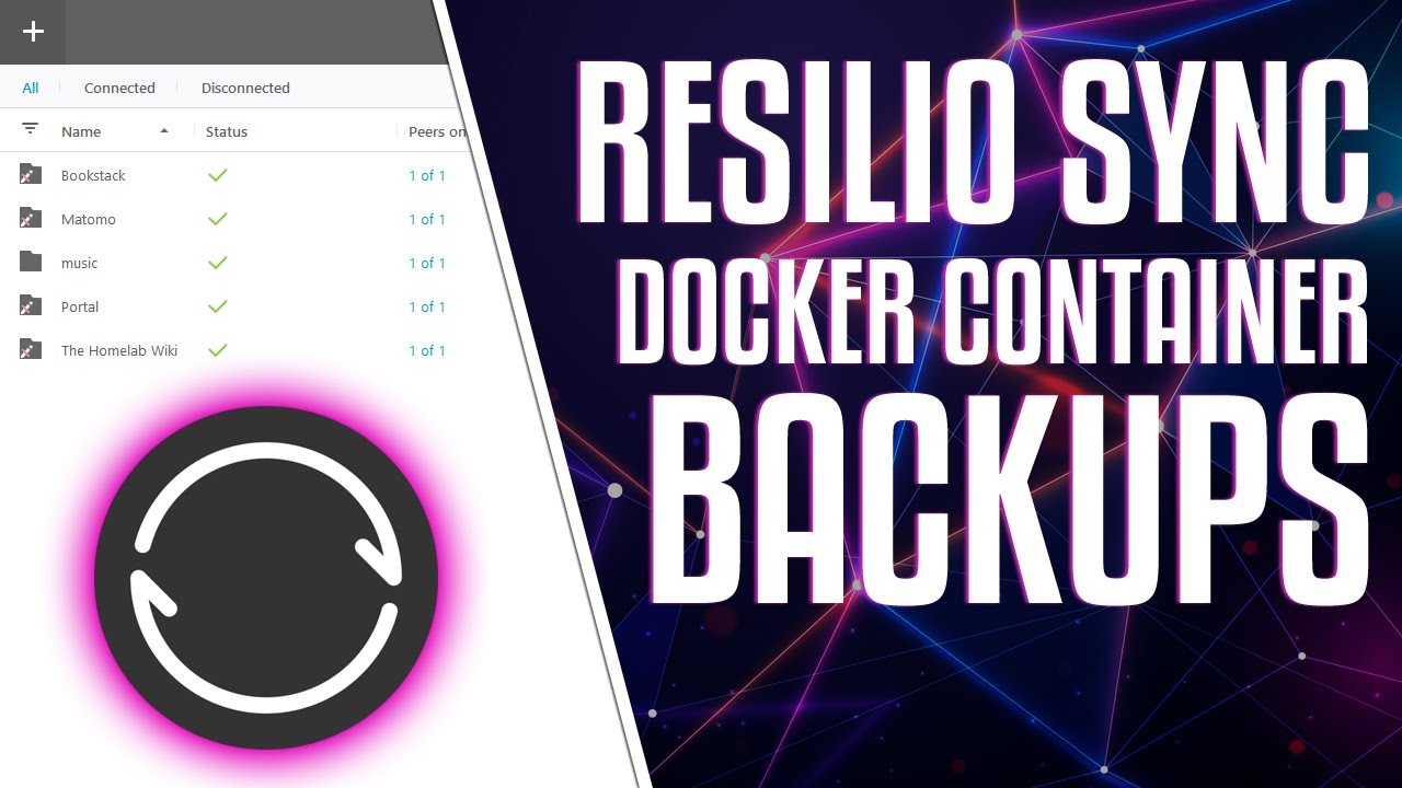 Backup Docker Container Files with Resilio Sync