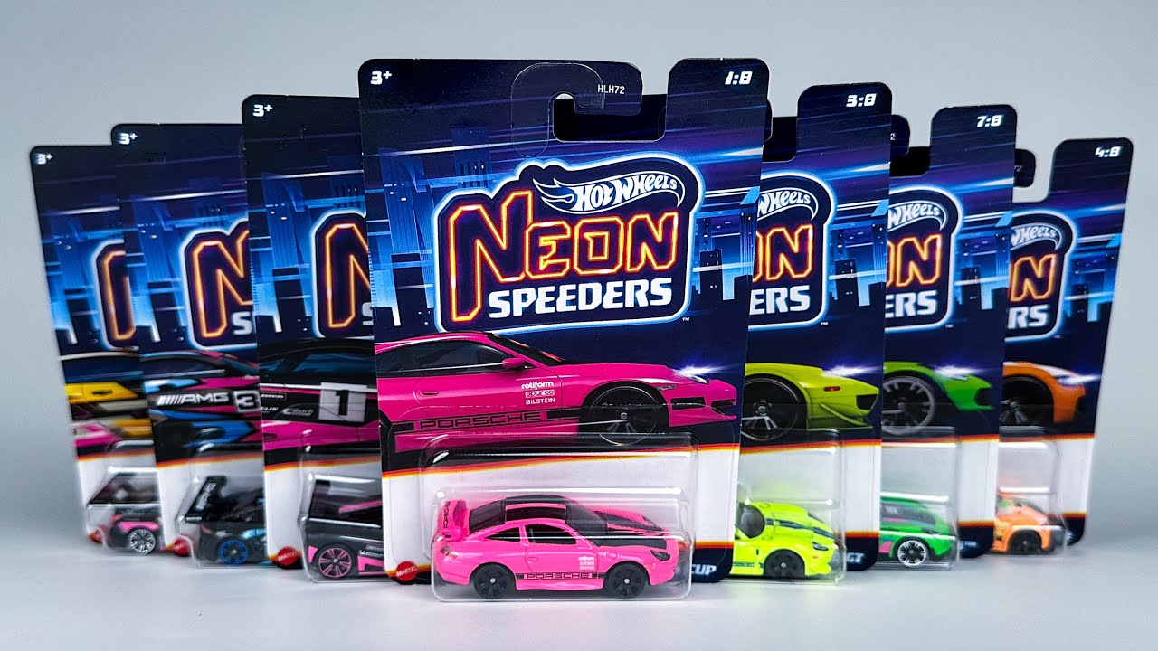 Hot Wheels Neon Speeders Will Glow in the Dark - autoevolution