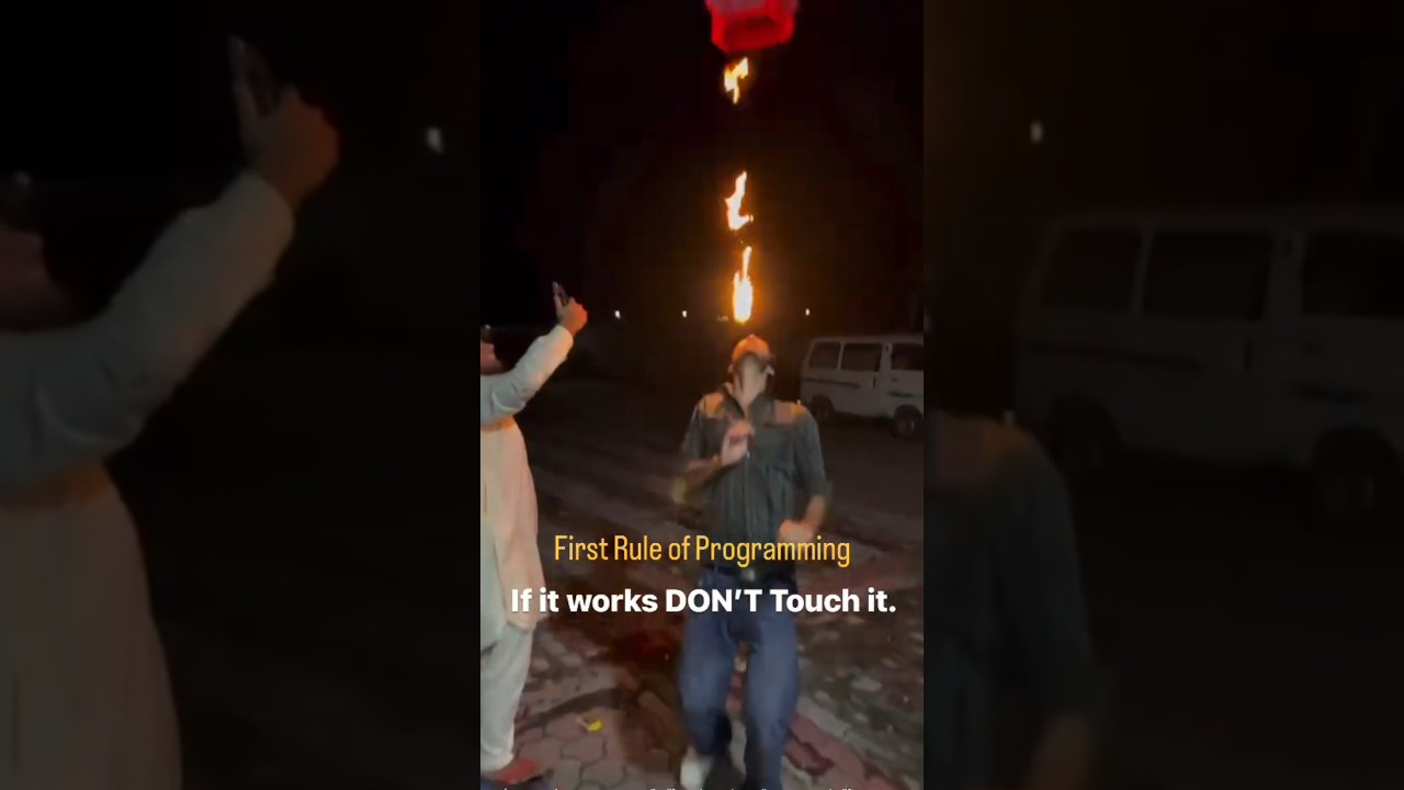 first rule of programming. #shorts