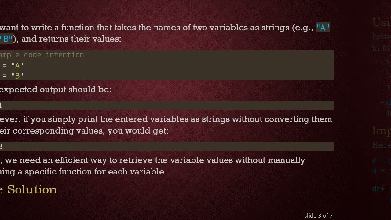 How to Dynamically Access Variable Values in Python Using Their Names