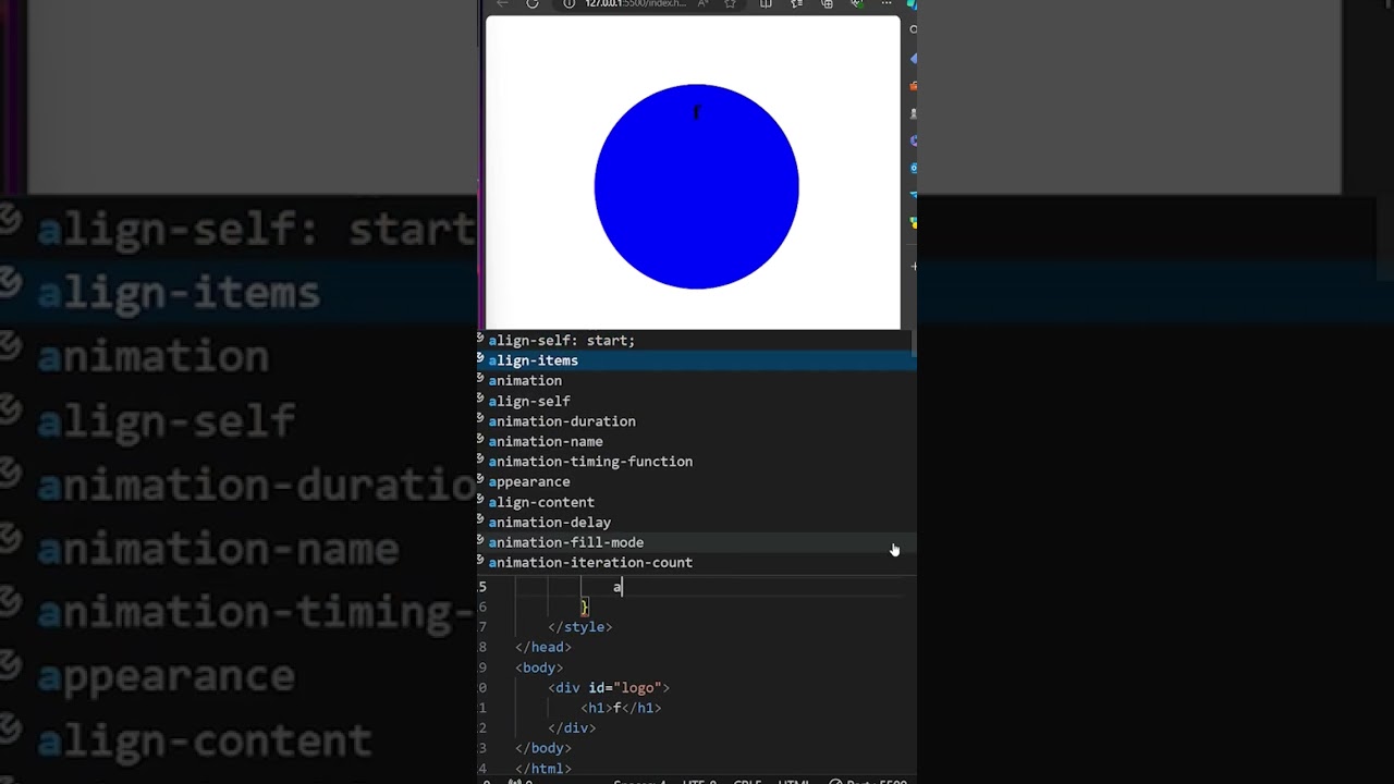 facebook logo using html and css #development #coading #html #css #javascript