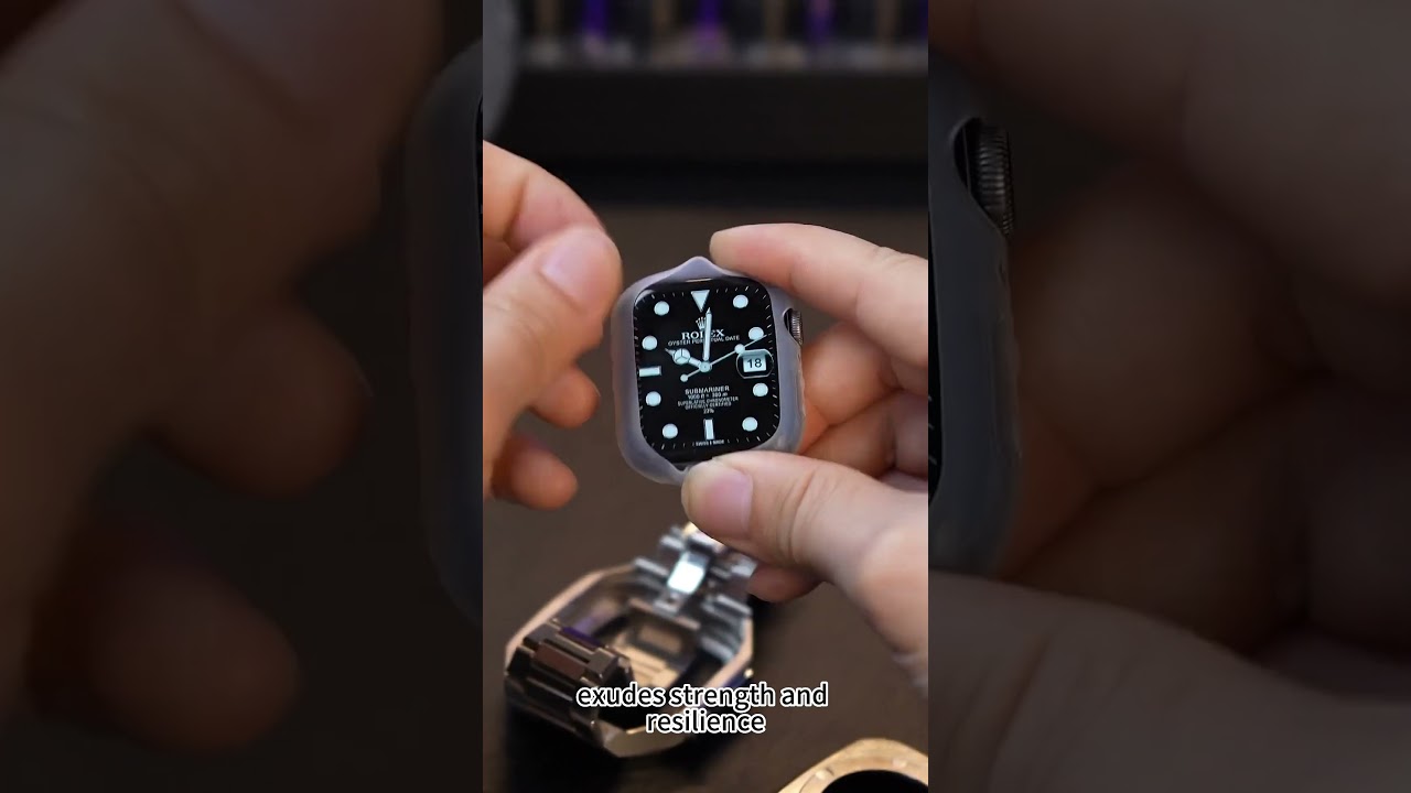 HOW TO MAKE YOUR APPLE WATCH CHANGES INTO ROLEX#applewatch #rolex #AURASOPH