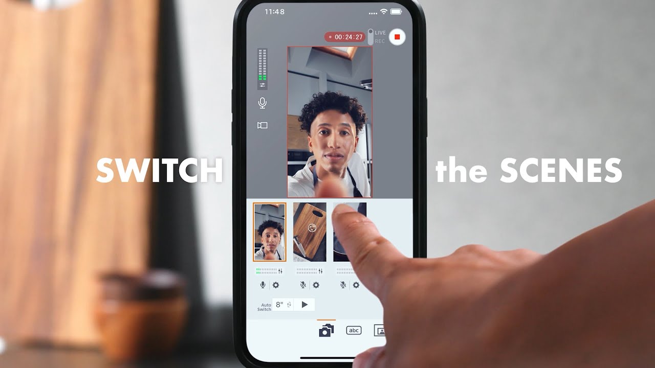 キヤノンが複数のスマホでマルチアングル撮影できるライブ配信用アプリ「Live Switcher Mobile」をリリース、キヤノンのカメラ接続には今後対応予定 - GIGAZINE