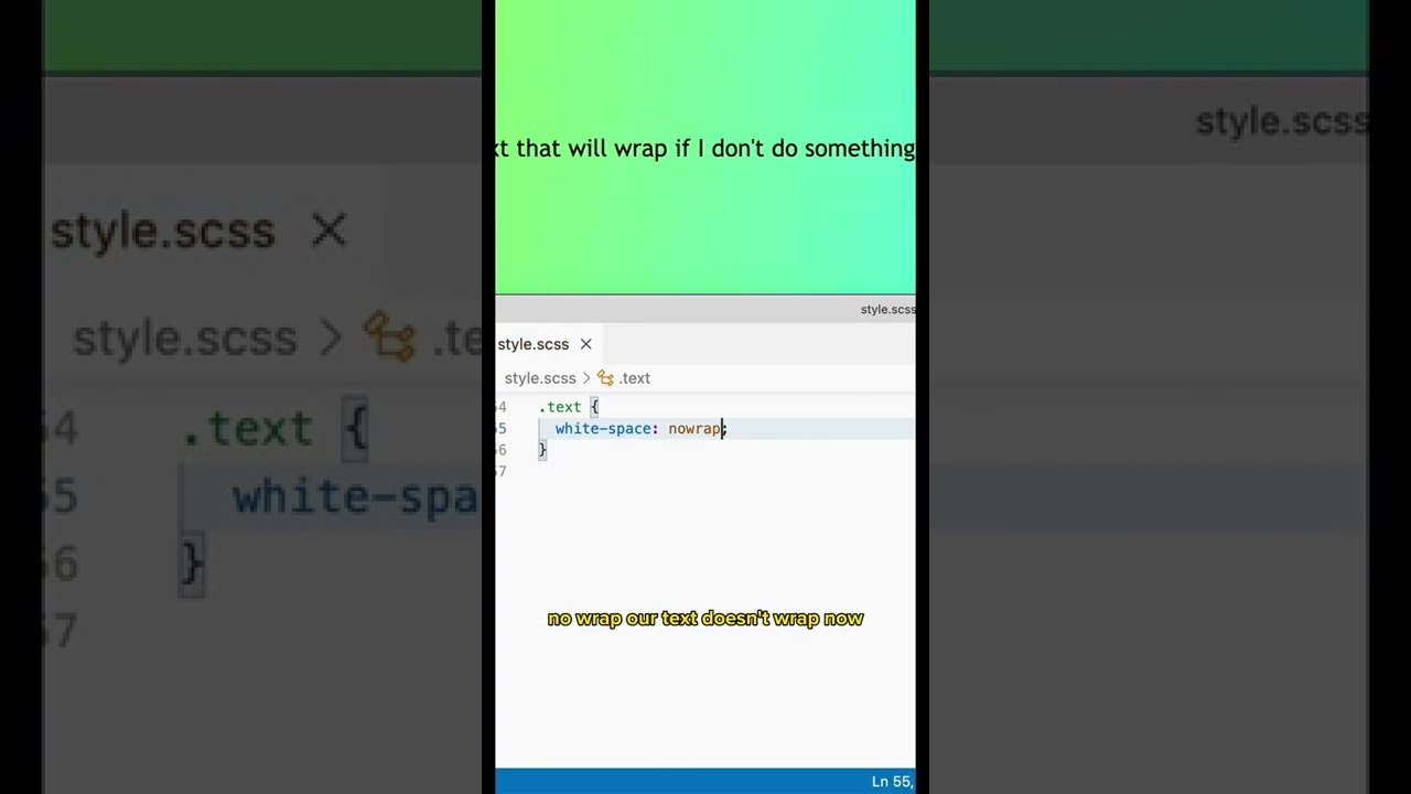 Text-overflow: ellipsis; hides long text #webdevelopment #javascript #programming #vscode #css #html