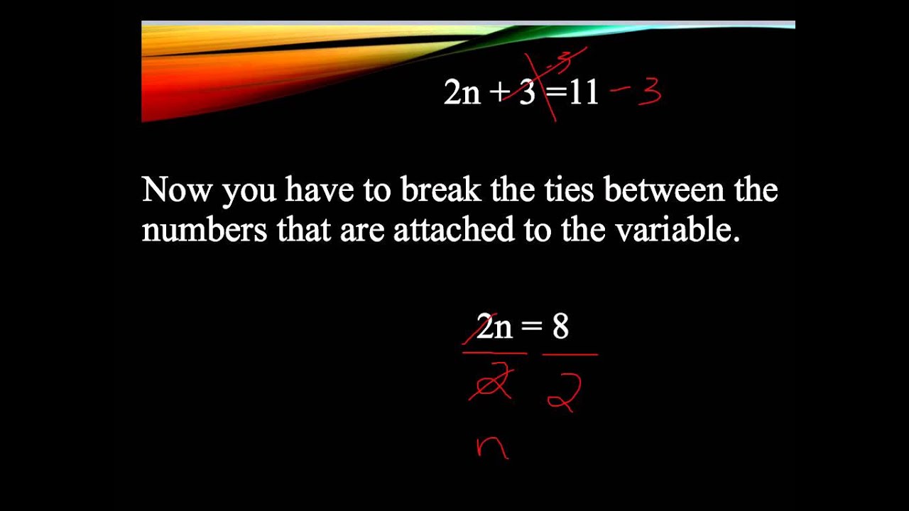 How to Isolate the Variable
