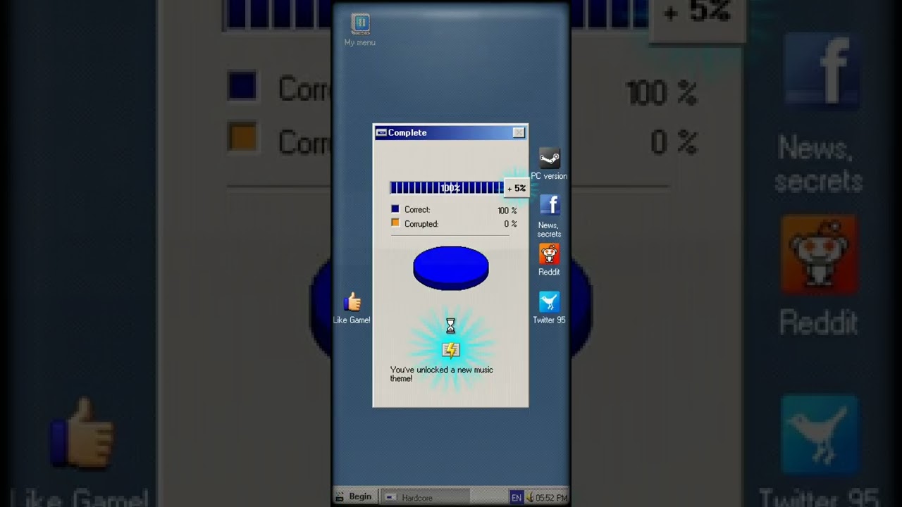 installing and playing progressbar meme for the first time