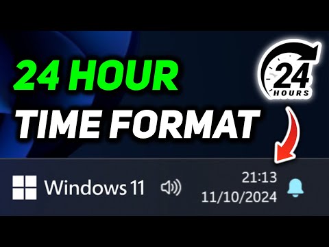 How to Set 24 Hour Time on Windows 11 | Change Time Format in Windows 11