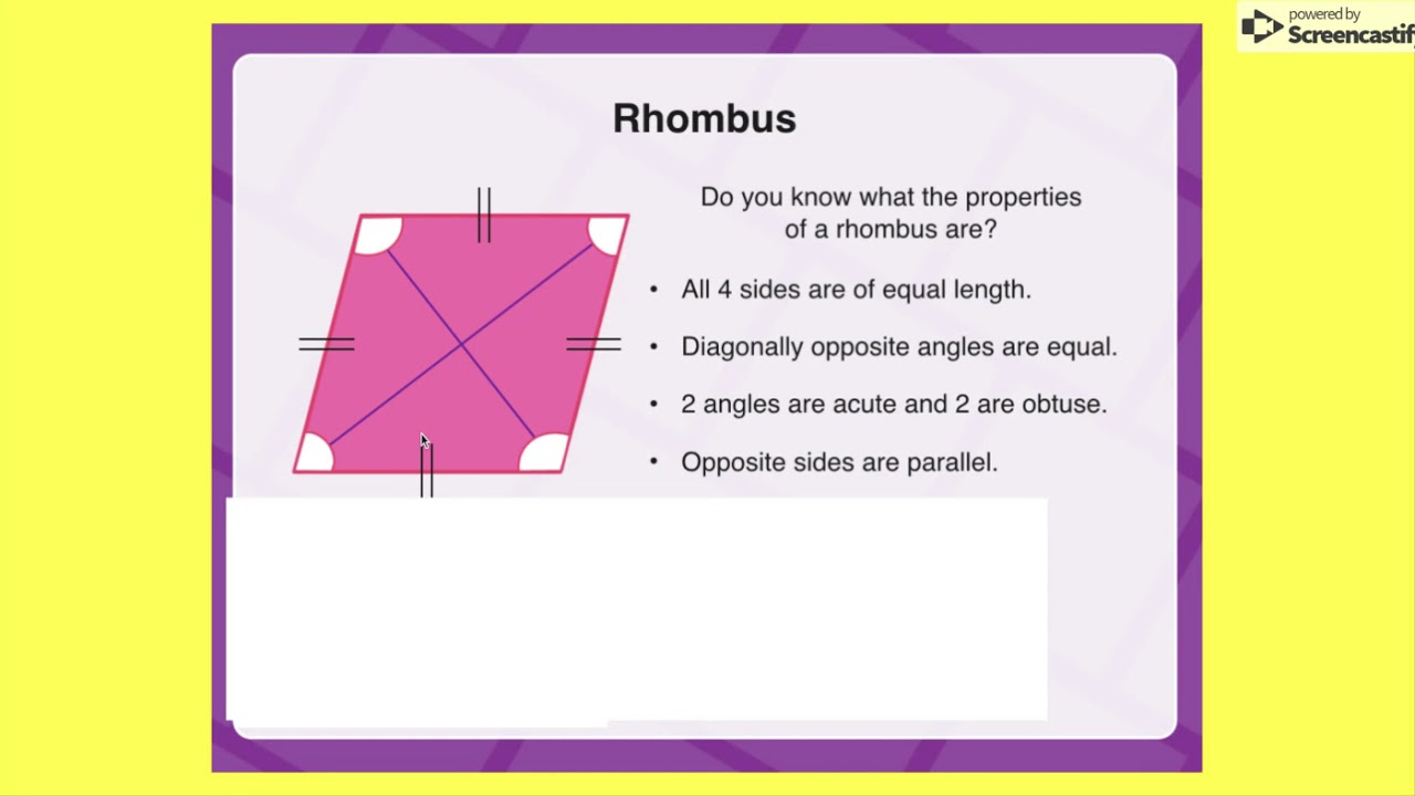 Identify and Sort Quadrilaterals - Google Slides