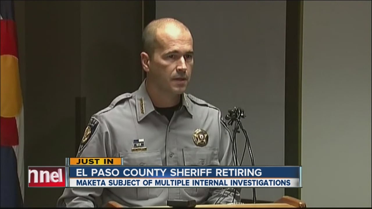 El Paso County sheriff retiring