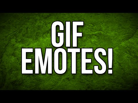 GIF EMOTES! And more new BTTV Features - BTTV Update!