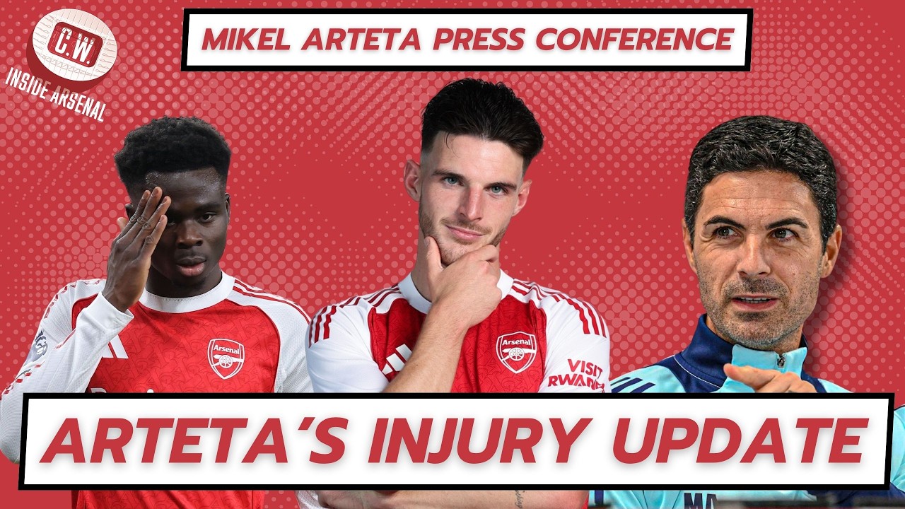 Arsenal latest news: Rice fitness test | Saka update | Press conference reaction