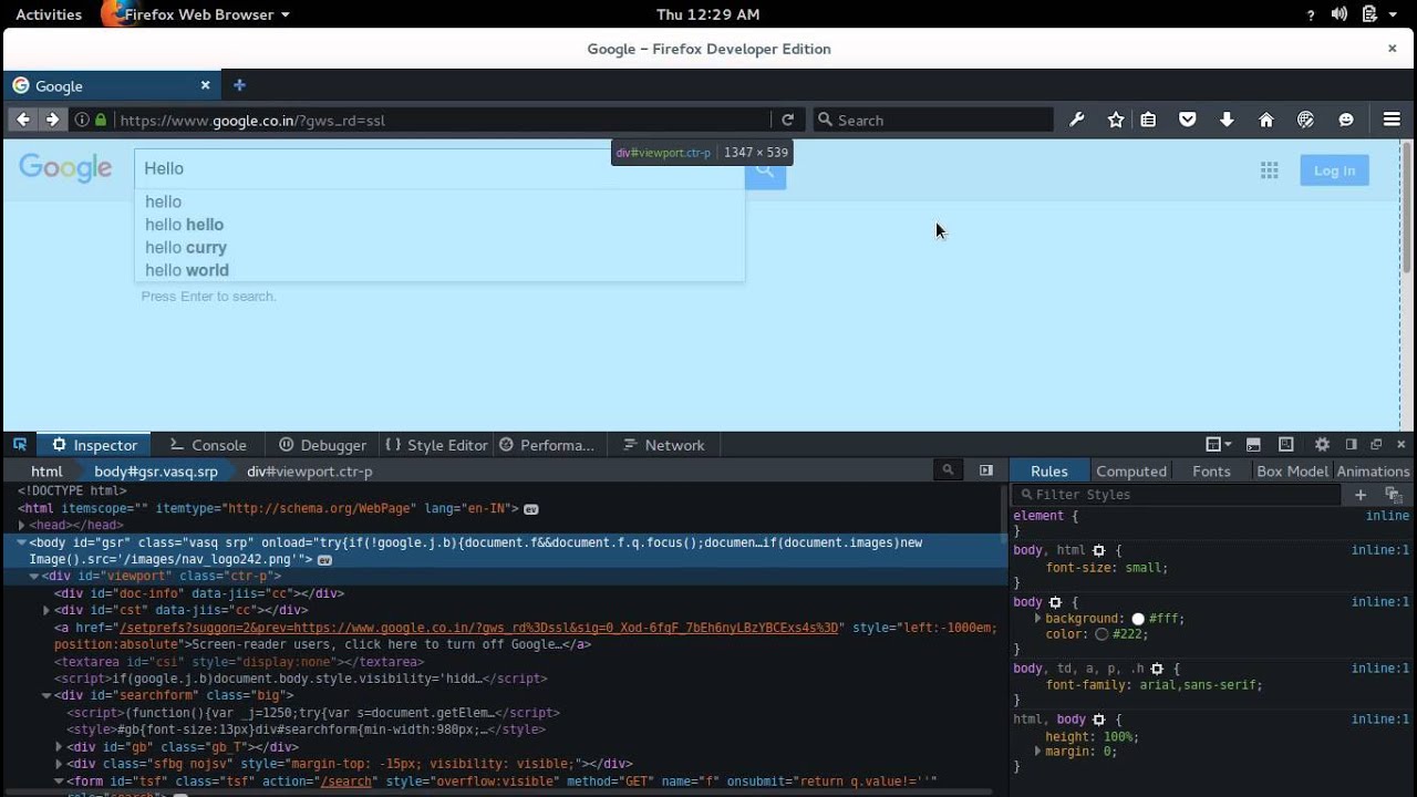 How to Debug JavaScript and CSS using Firefox Web Developer Tool