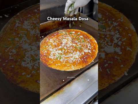Cheesey masala dosa #dosa #indianfood #trend #foodvlog