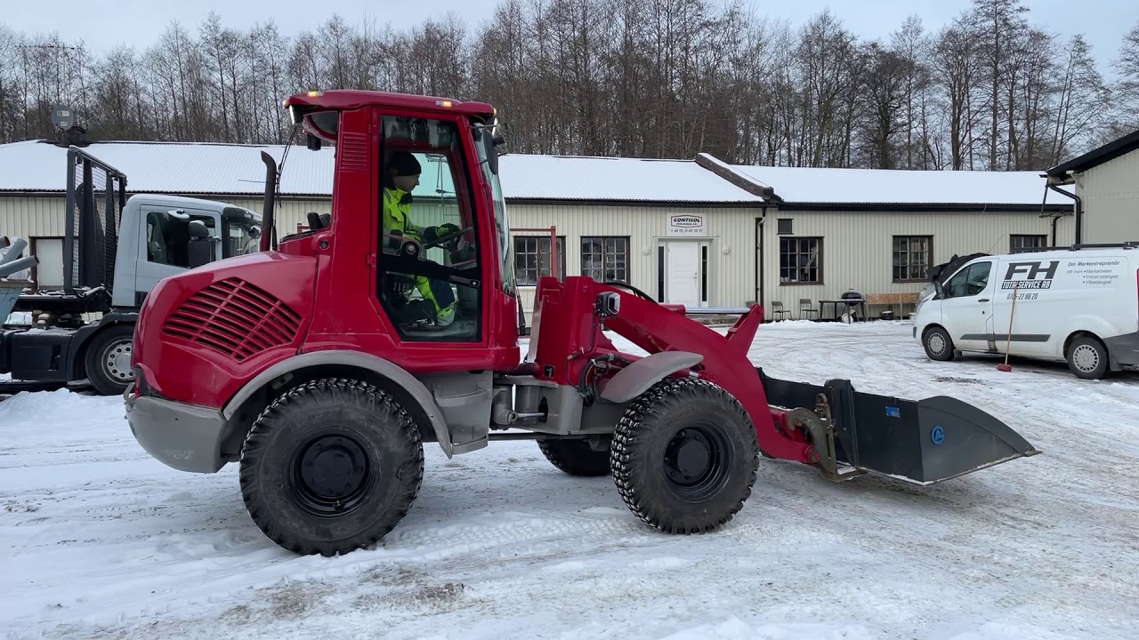 Hjullastare Atlas A65 med skopa & gafflar