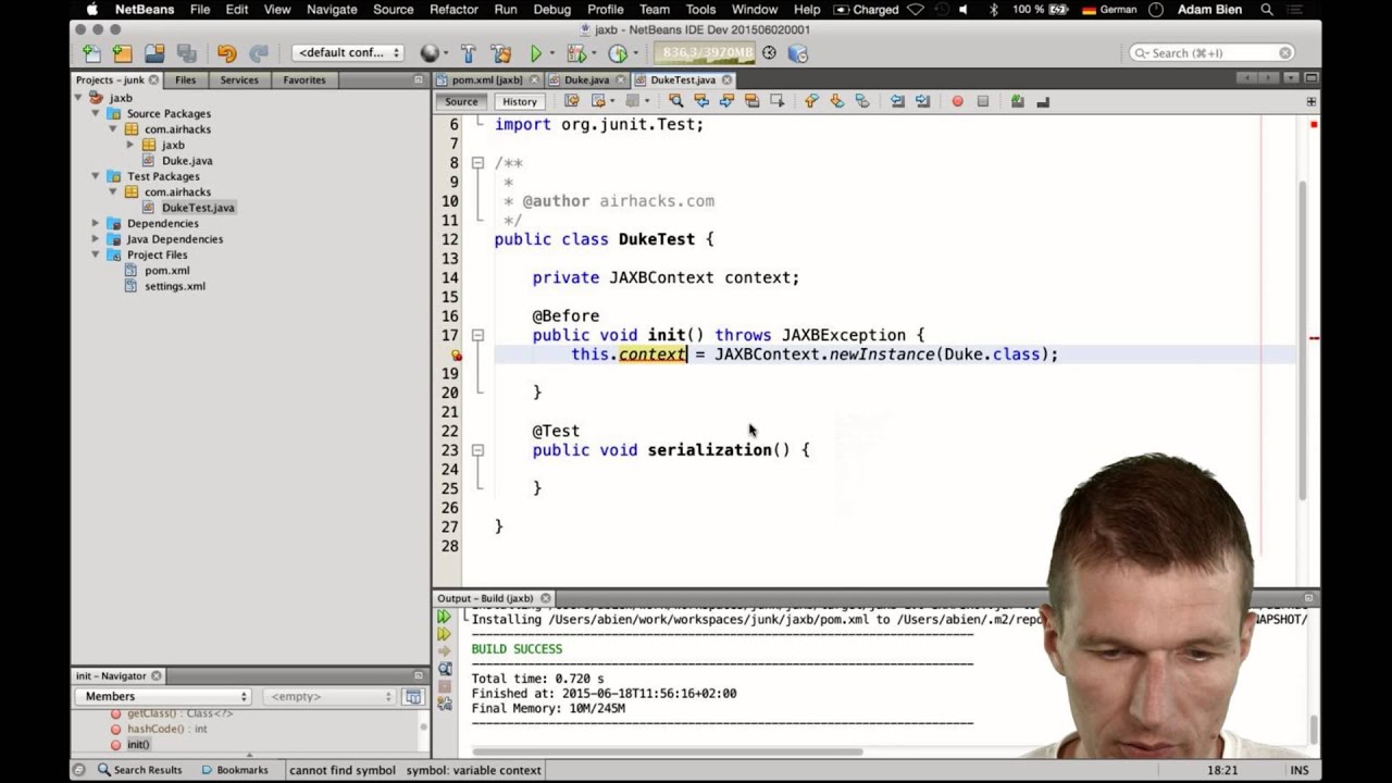 Writing and Reading XML with JAXB