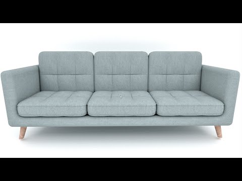 How to create Living room sofa using SketchUp