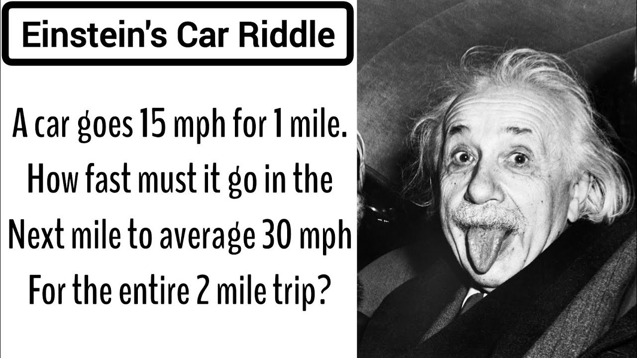 A Simple Riddle That Almost Fooled Albert Einstein! (Maths Riddle)