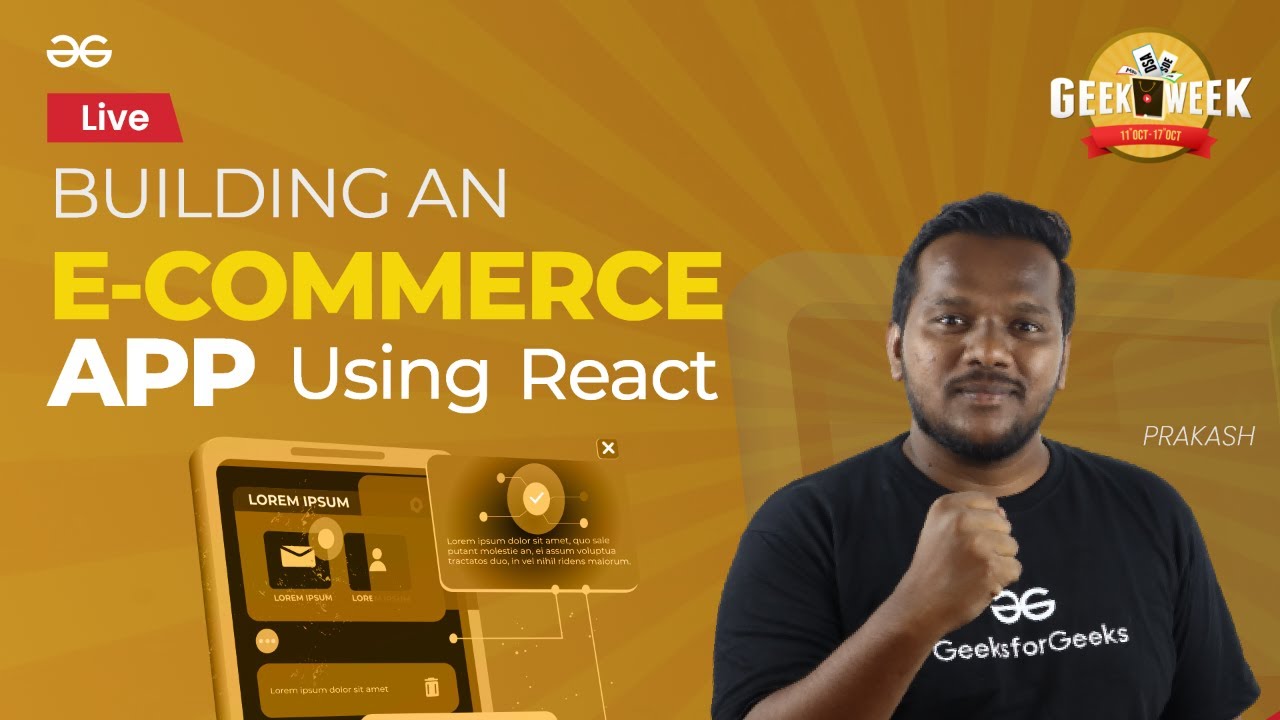 Building an E-Commerce App using React | GeeksforGeeks