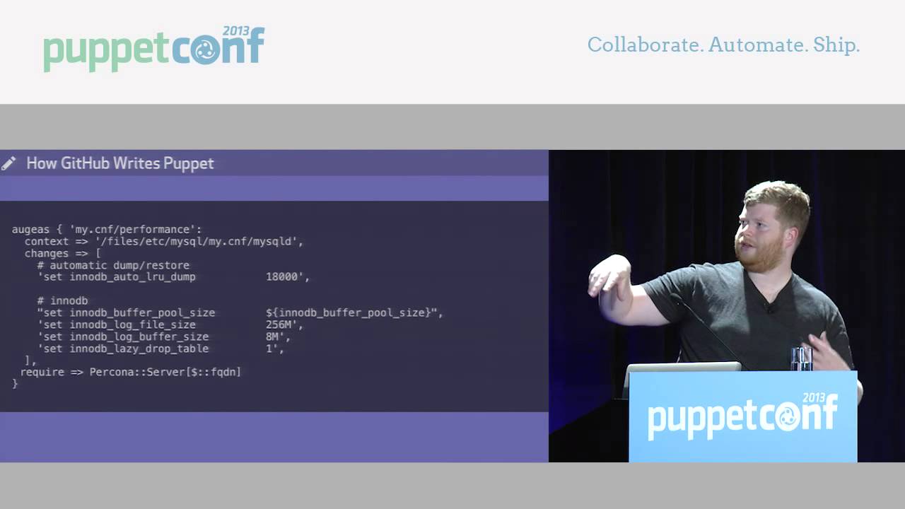 Puppet at GitHub - PuppetConf 2013