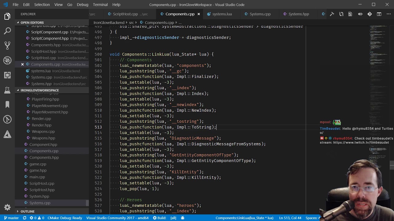 0123 [ C++/Lua ] ECS systems in Lua (prototype)