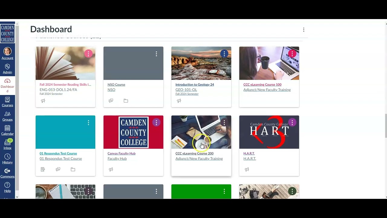 Canvas Commons and the Help Menu
