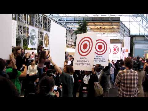 COP 15 "Climate Justice" Demonstration for 40 percent cuts by annex 1 countries - without offsets