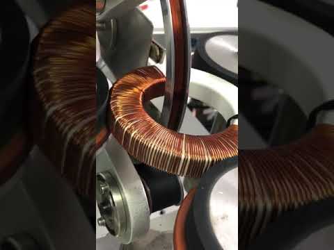 Manual toroidal winding machine
