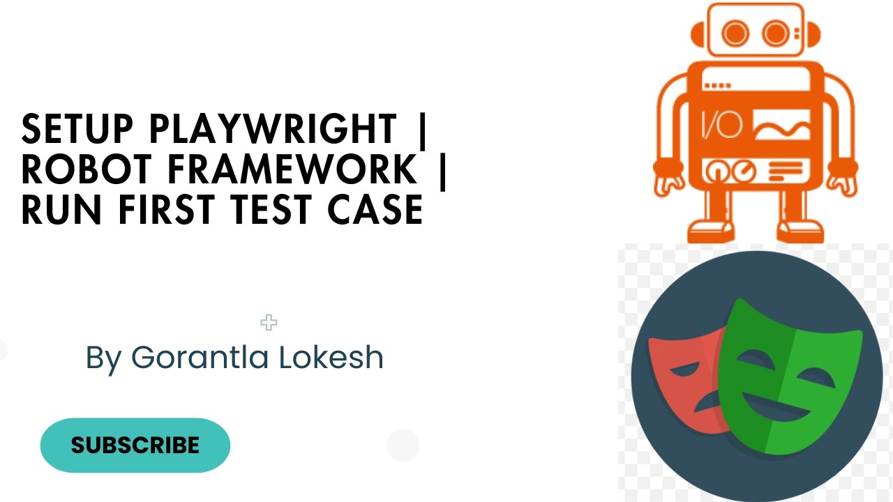 Part 1: Setup Playwright with Robot Framework | Run First Test Case | #robotframework