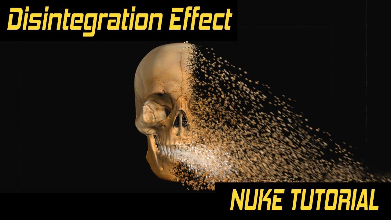 Nuke Tutorial: Disintegration Effect using Particles