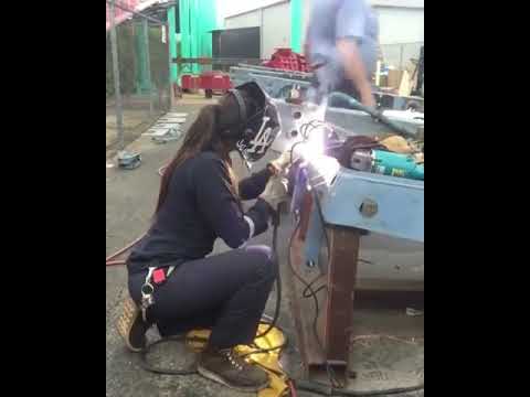 Women welder