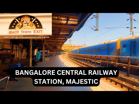 SBC | MAJESTIC BANGALORE RAILWAY STATION | Complete tour | Indian Railways
