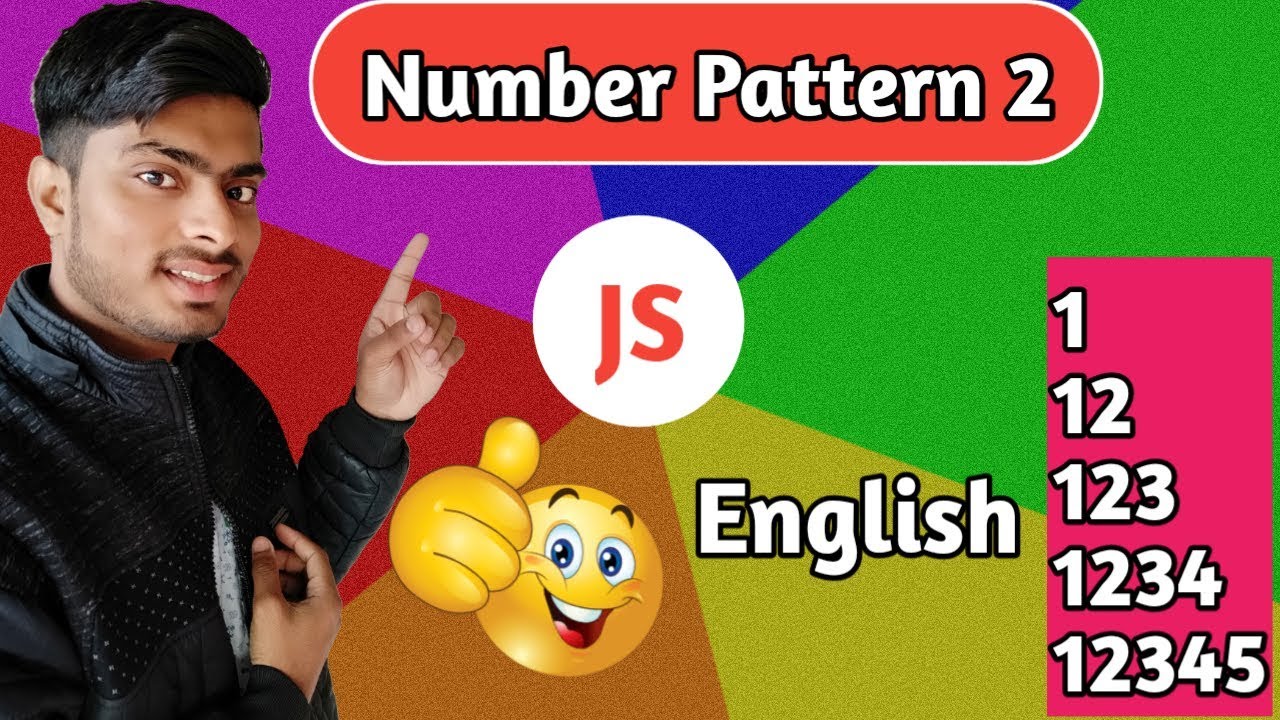 number pattern problem 2 | pattern in javascript 2019 in English