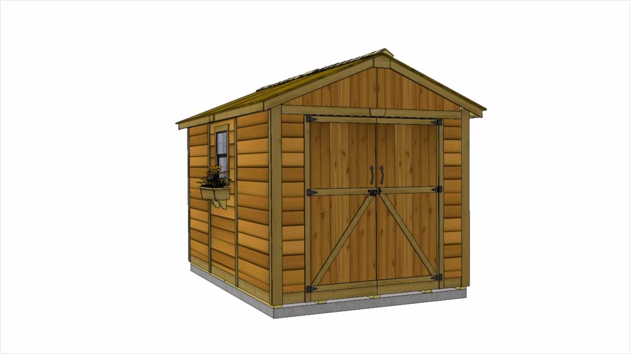 Outdoor Storage Shed | Cedar Shed Kit - 8x12 Space Master Storage | Outdoor Living Today