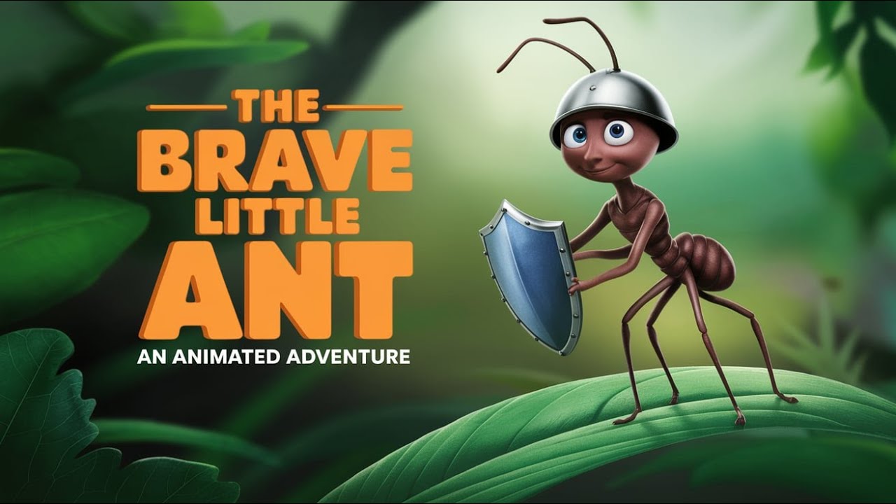 The Brave Little Ant  short story | AI Animation | Kids Animation Cartoon Stories