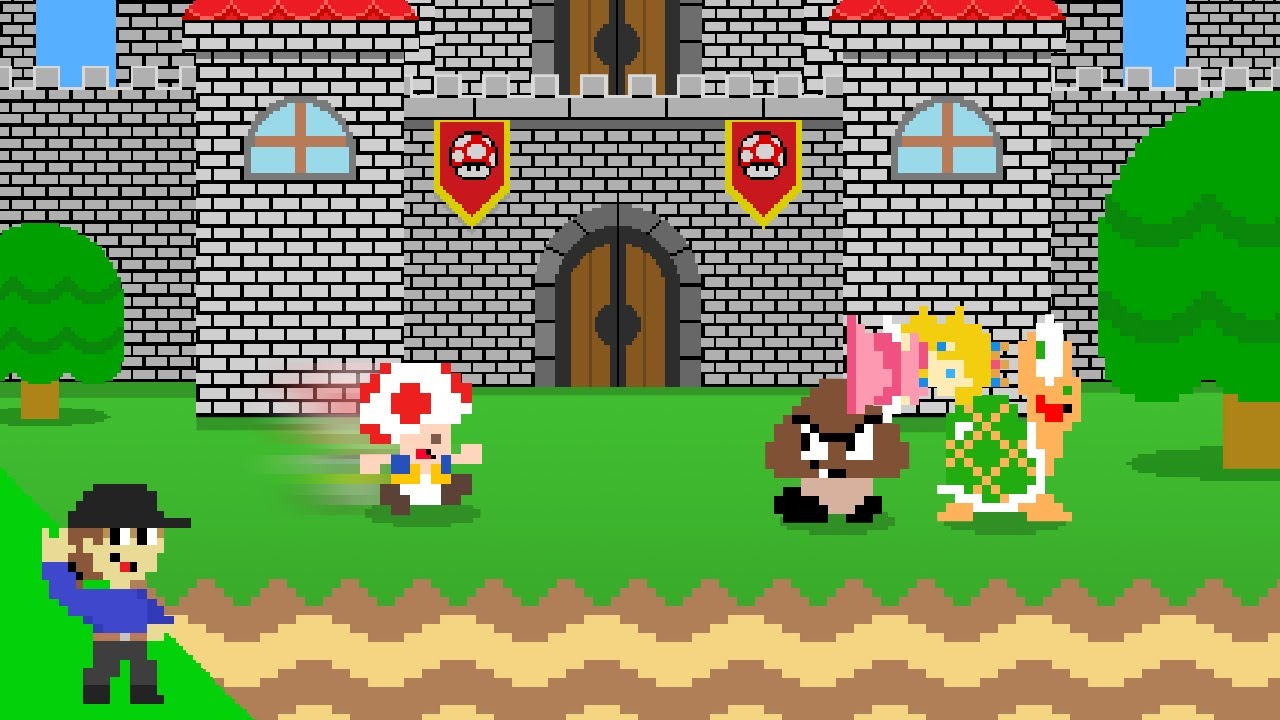 If Toad was the Main Hero of Super Mario Bros. (ft. Gumbino)