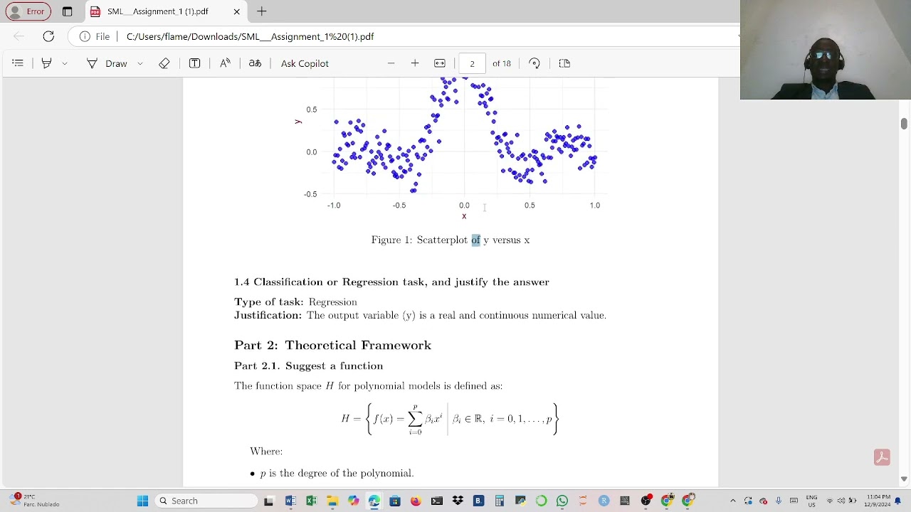 Statistical Machine Learning - Assignment
