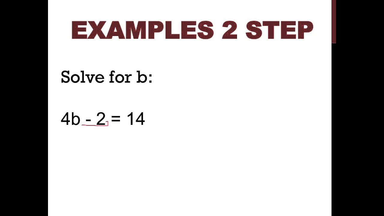 Year 8: Equations