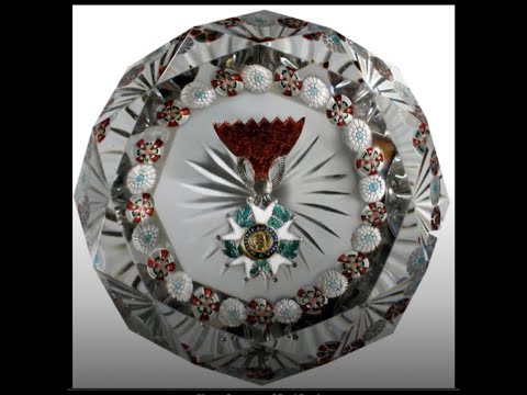 Glass Paperweights with Metallic Inclusions by Dana Reneau