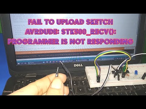Arduino Minicore ATmega8: Uploading Blink Sketch via USB to RS232 TTL Serial UART Adapter ...