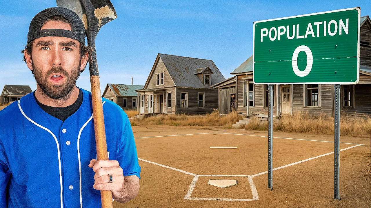 We Built A Baseball Field In A Real Ghost Town