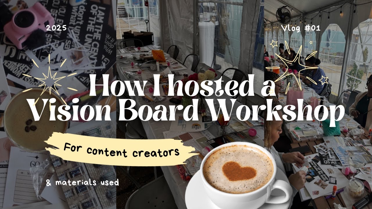 How I Hosted a Vision Board Workshop (and all the materials I used)