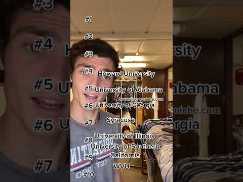 Top 10 Colleges That Party the Most via t.sniezek tiktok